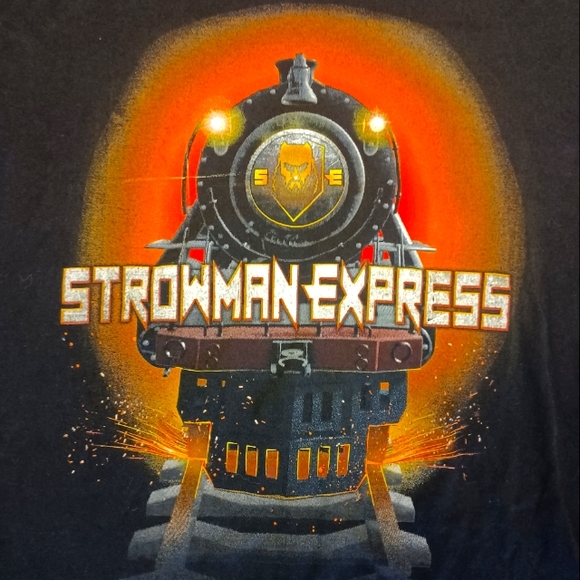 WWE | Shirts | Wwe Strowman Express Black Tshirt | Poshmark